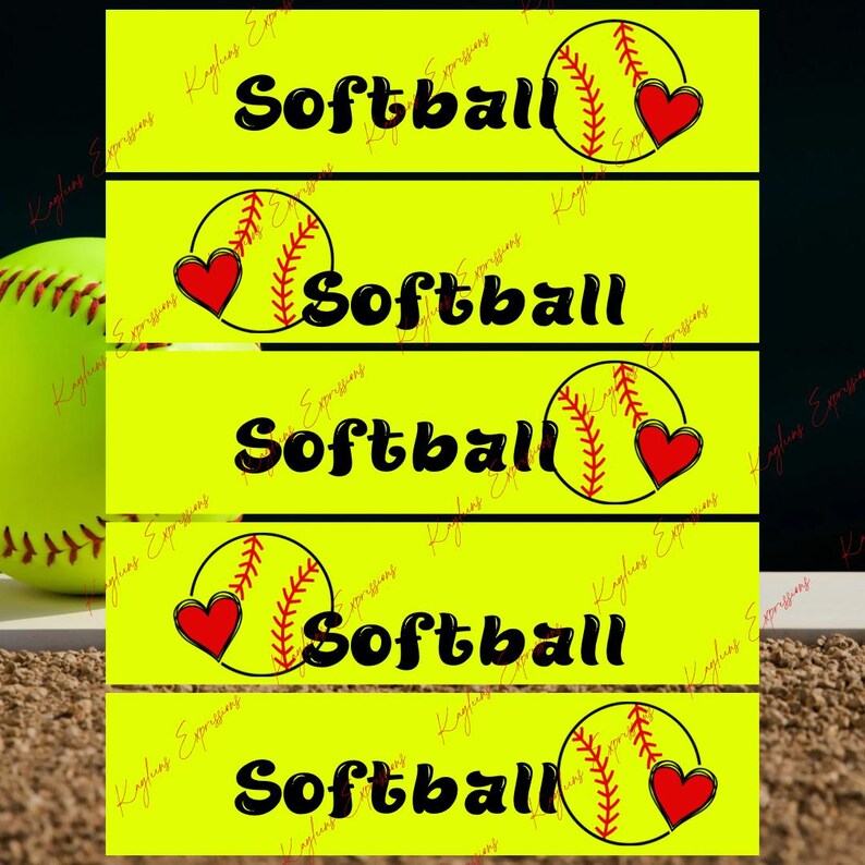 Softball Water Bottle Label | Printable Softball Team Gift | Girls ...