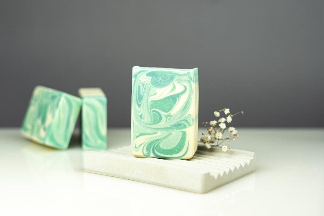 Cucumber-wasabi-coriander Soap, Handmade, Hand Soap, Shower Soap ...