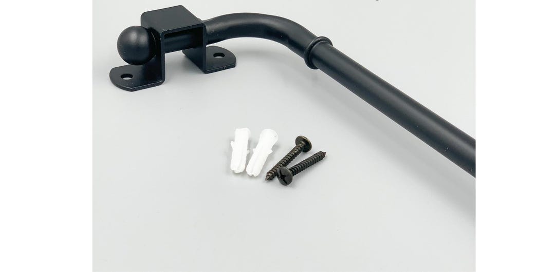 Adjustable Swing Drapery Arm, Swivel Drapery Arm Black 60-110cm - Etsy