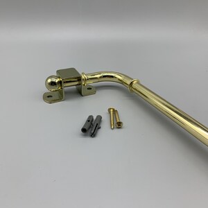 Adjustable Swing Drapery Arm, Swivel Drapery Arm Brass 60-110cm - Etsy