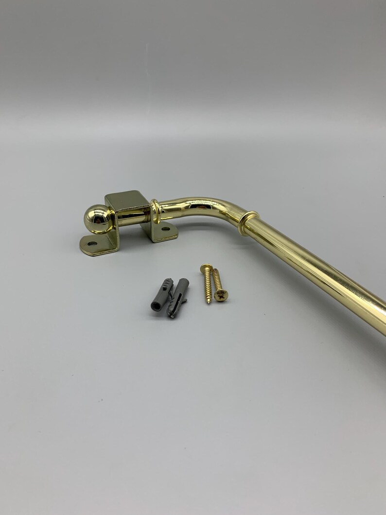 Adjustable Swing Drapery Arm, Swivel Drapery Arm Brass 60-110cm - Etsy