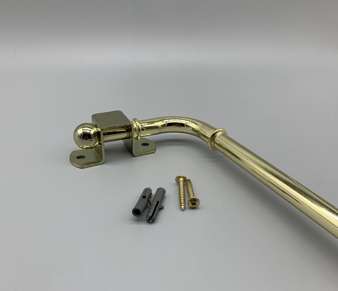 Adjustable Brass Swing Drapery Arm, 60-110cm - Etsy