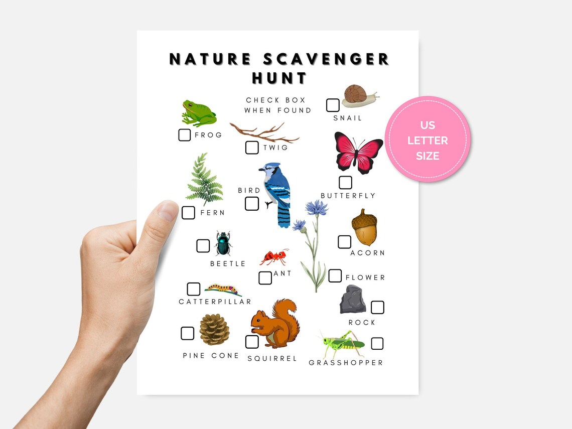 Nature Scavenger Hunt - Etsy