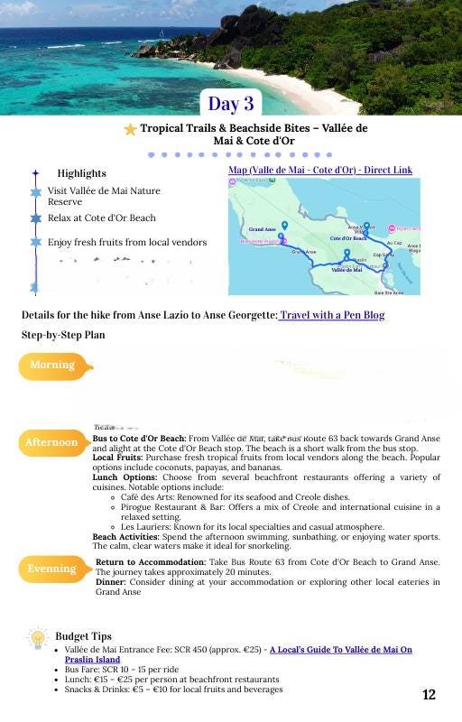Seychelles Travel Guide | 7-day Affordable Itinerary | Digital PDF for ...