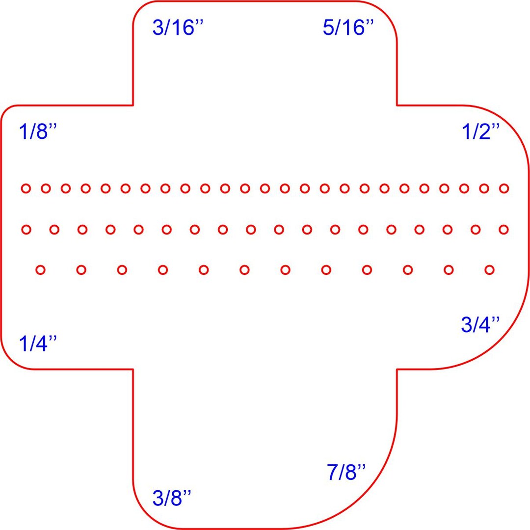 Radius Gauge for Marking Leather - Etsy