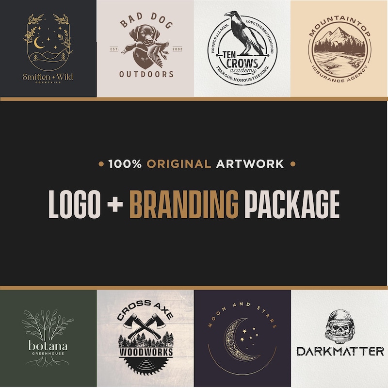 Minimalist Logo Design - Etsy