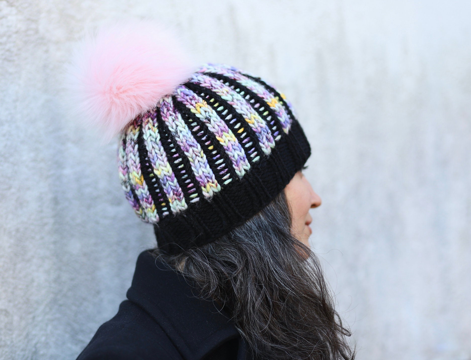 Two by Two Brioche Hat KNITTING PATTERN PDF Instant Download - Etsy