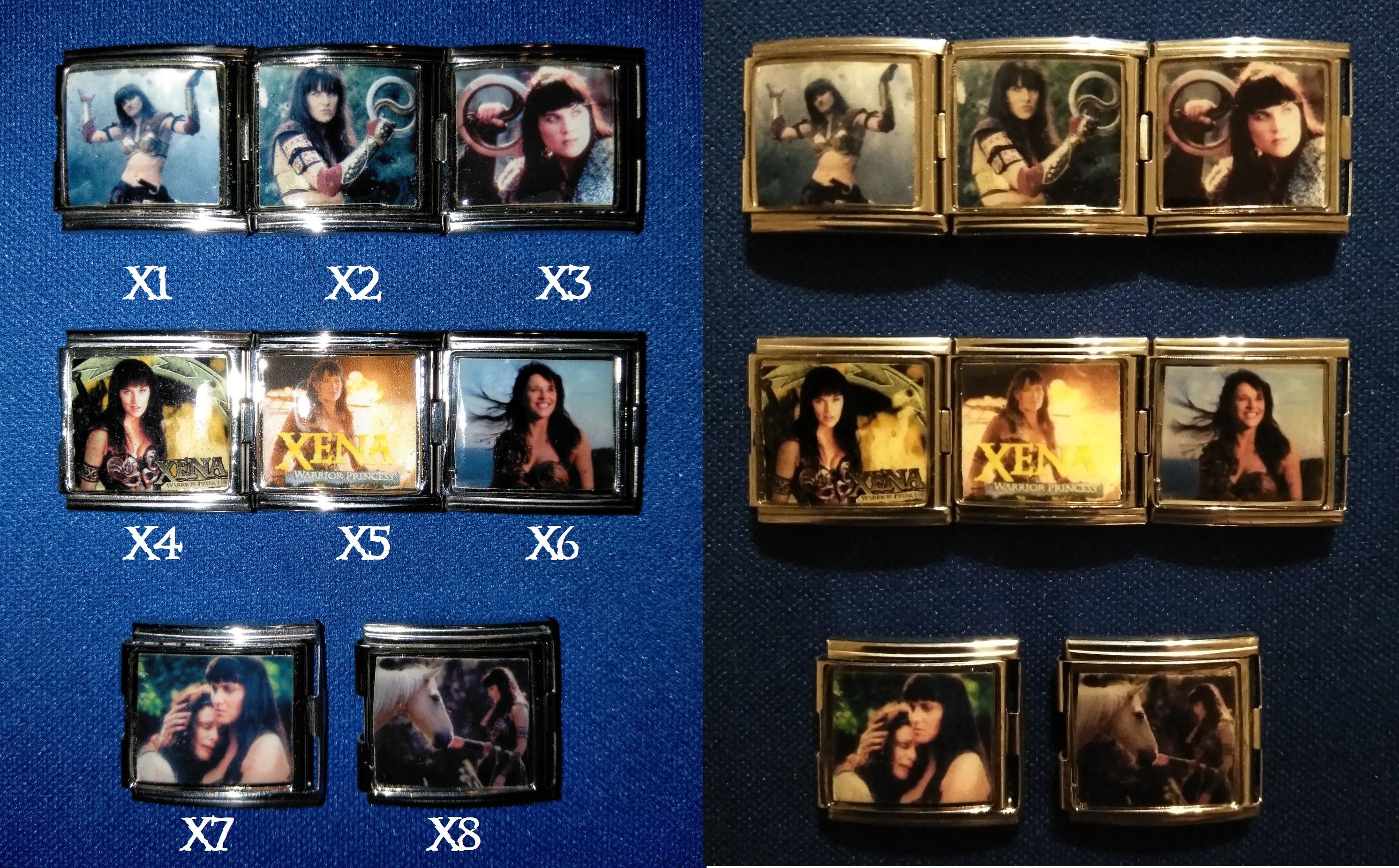 Xena Warrior Princess Custom Build Your Own Mega Links Italian Charm ...