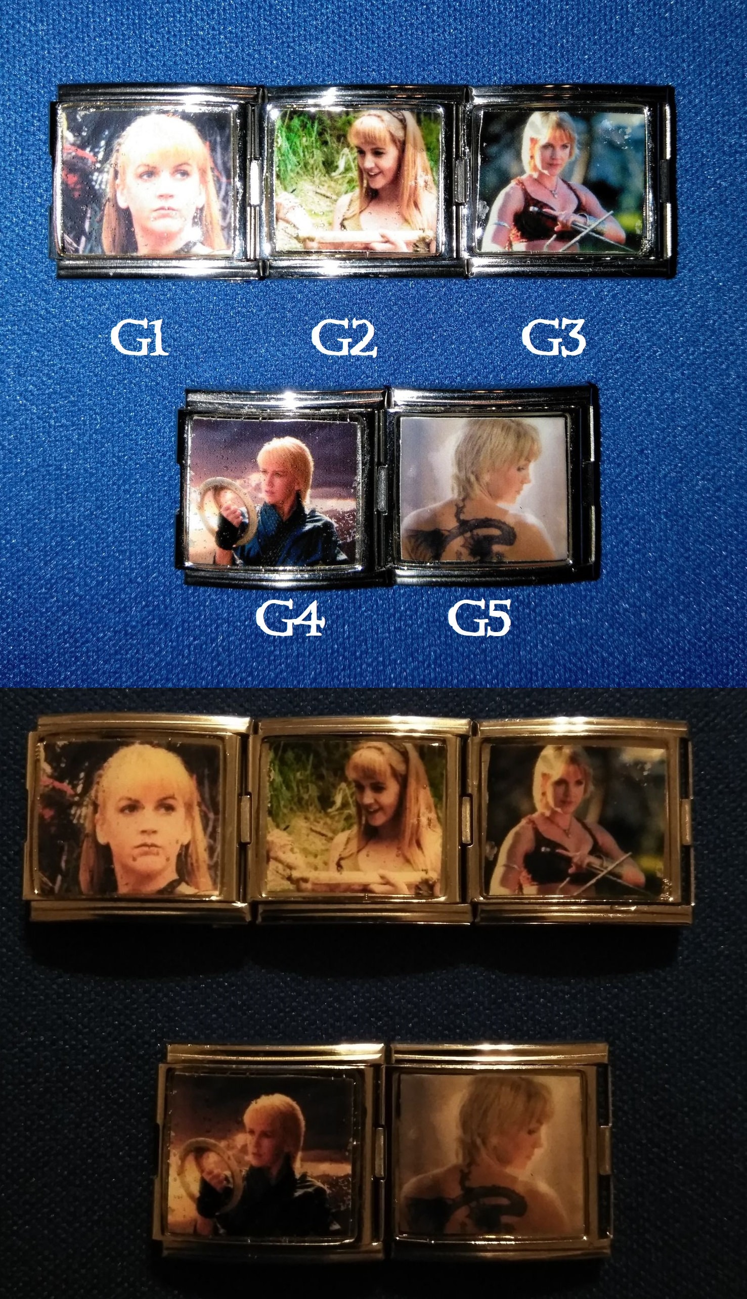 Xena Warrior Princess Custom Build Your Own Mega Links Italian Charm ...