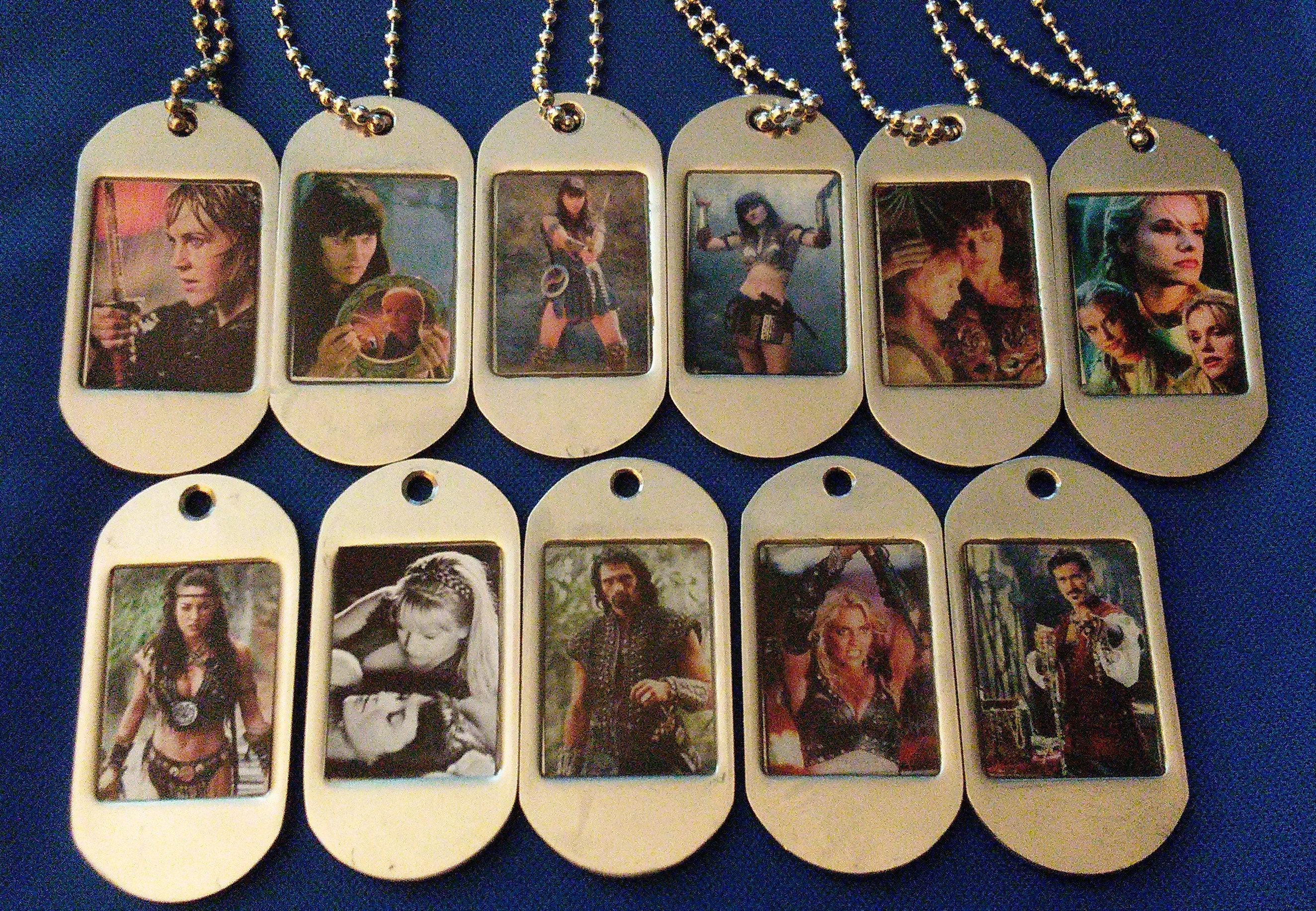 Xena Warrior Princess Custom DOG TAGS XWP Xenite (ares, Gabrielle ...