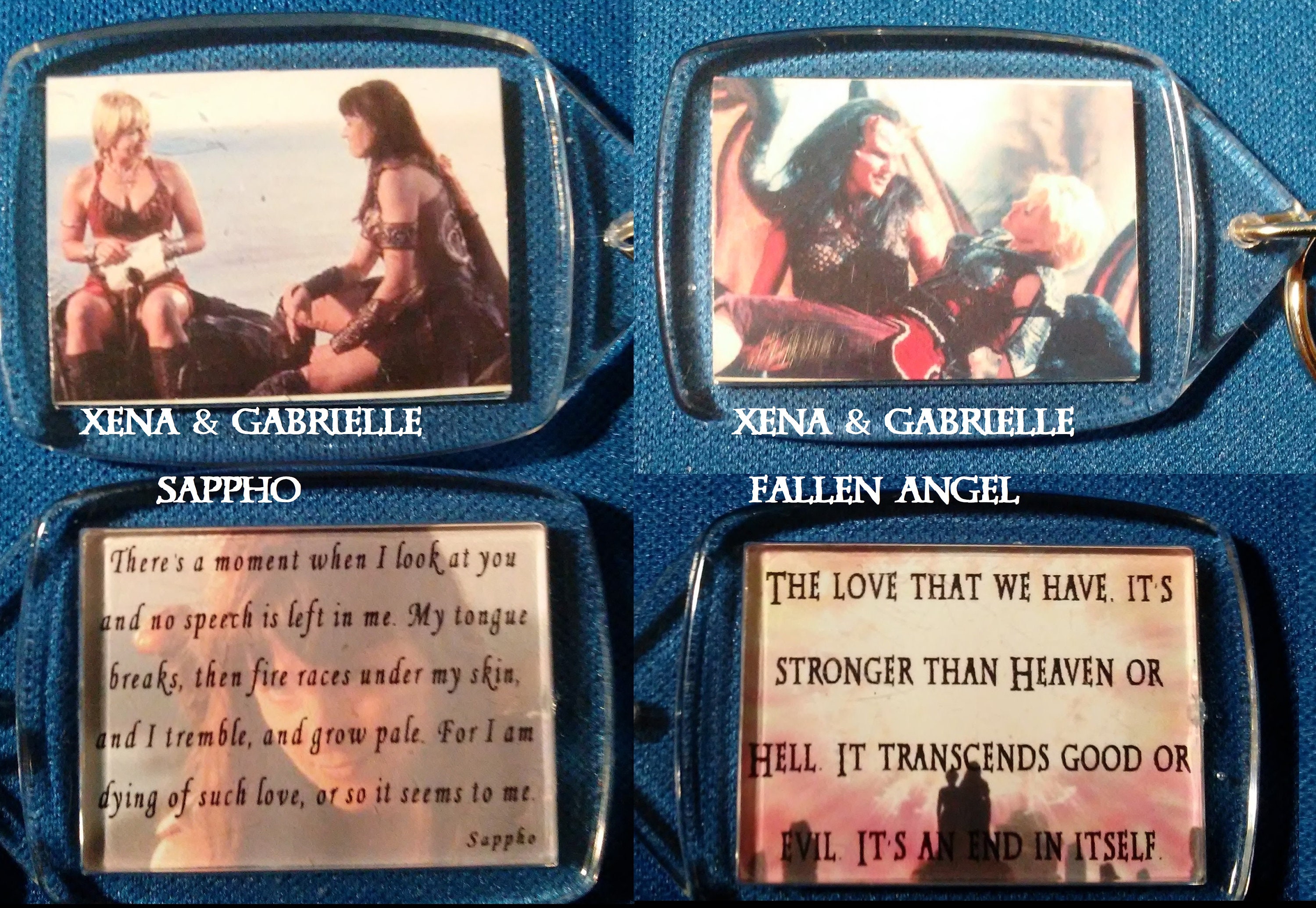 Xena Warrior Princess Key Chains With Quotes Custom Various - Etsy