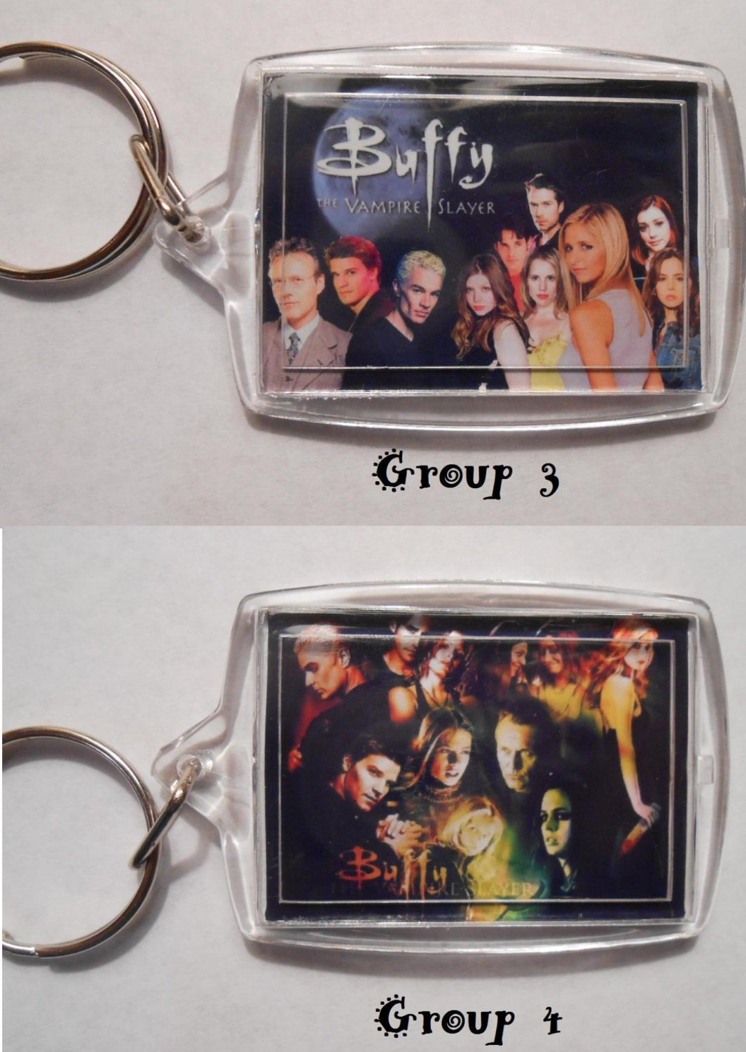 Buffy the Vampire Slayer Key Chains Keychain Angel Sarah Michelle ...