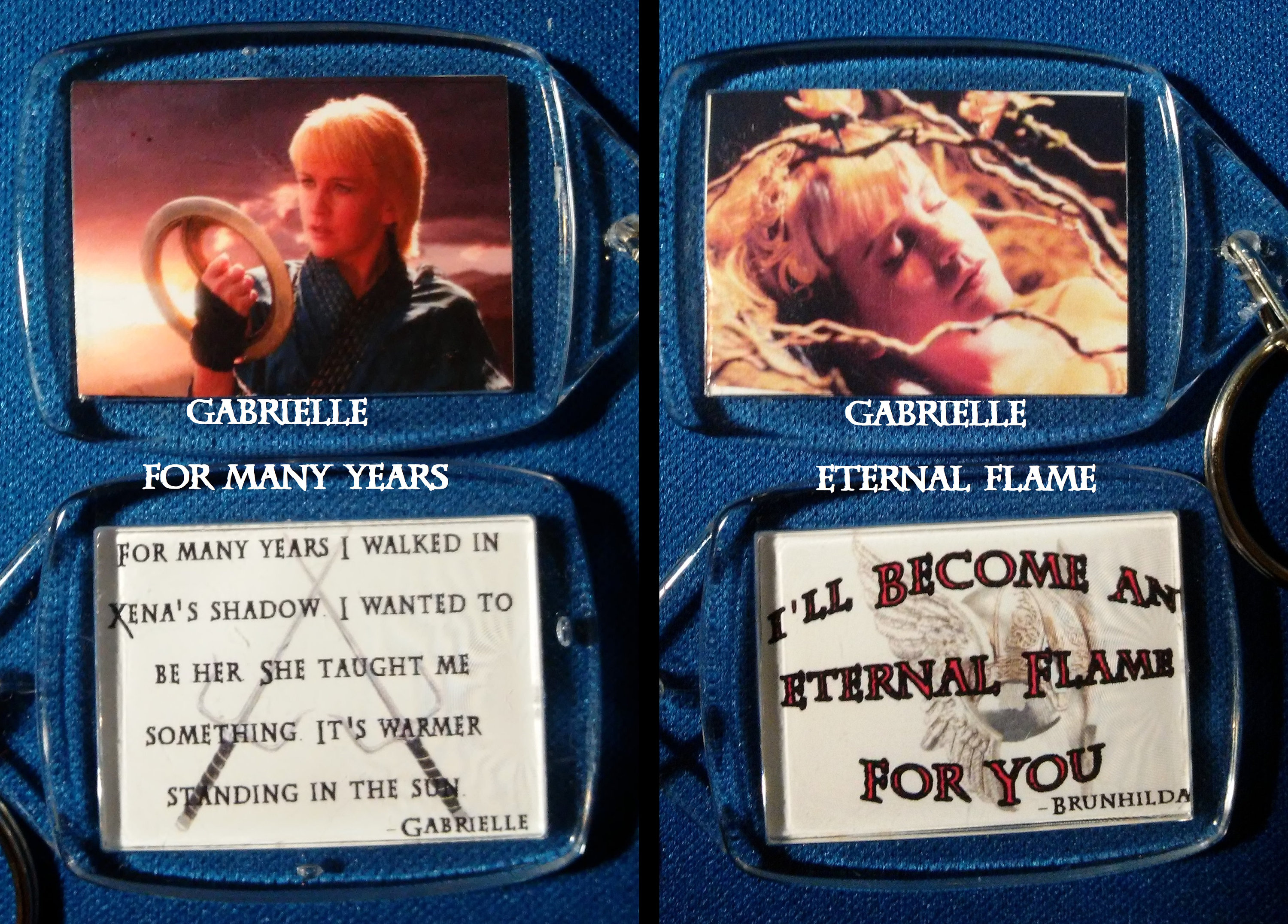 Xena Warrior Princess Key Chains With Quotes Custom Various - Etsy