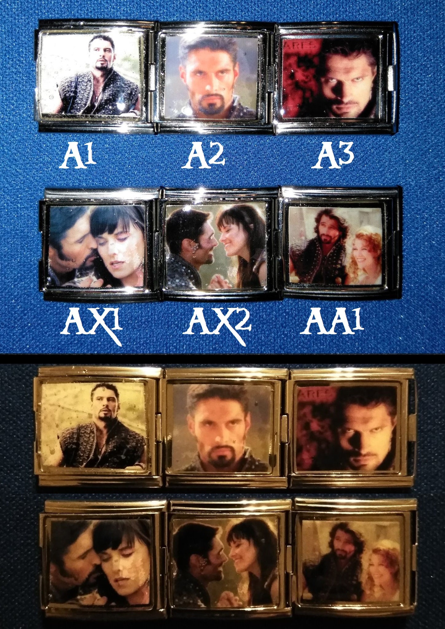 Xena Warrior Princess Custom Build Your Own Mega Links Italian Charm ...