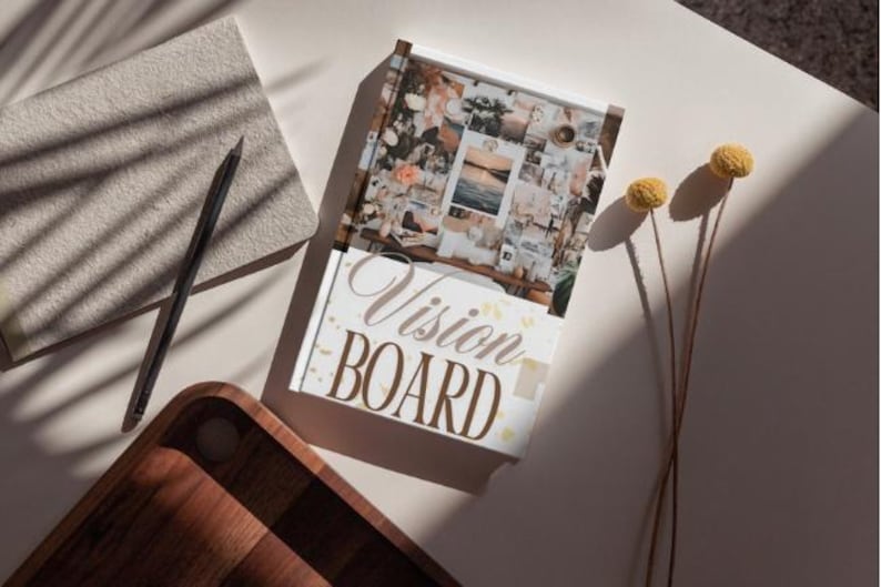 DIY Vision Board Cut-outs | Positive Affirmations & Goal Planner - Etsy