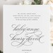 Haley Letterpress Wedding Invitations - Sample - Custom Styling, Script ...