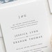 Jessica Letterpress Wedding Invitations Sample - Etsy