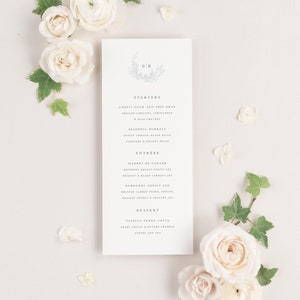 Emily Dinner Menus Wedding Menus Event Menus - Etsy Canada