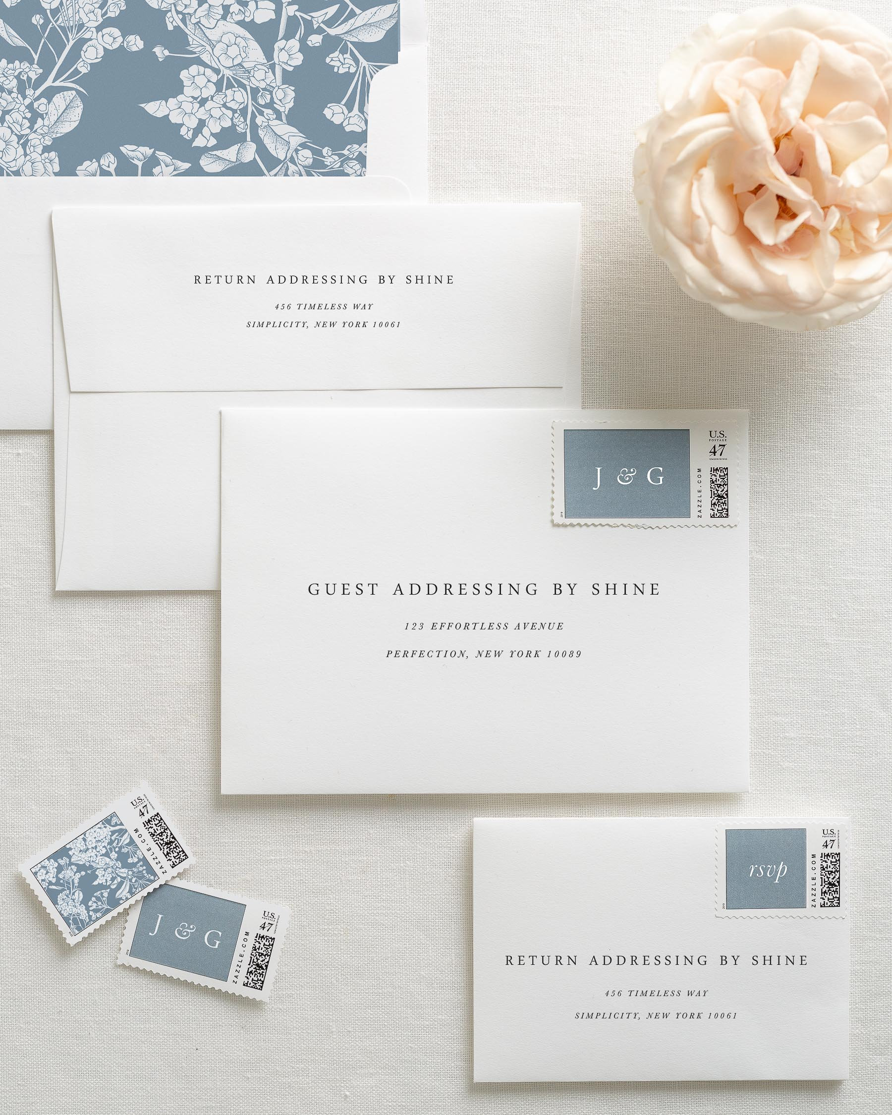 Jessica Letterpress Wedding Invitations Deposit | Etsy