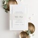 Haley Letterpress Wedding Invitations Deposit - Etsy