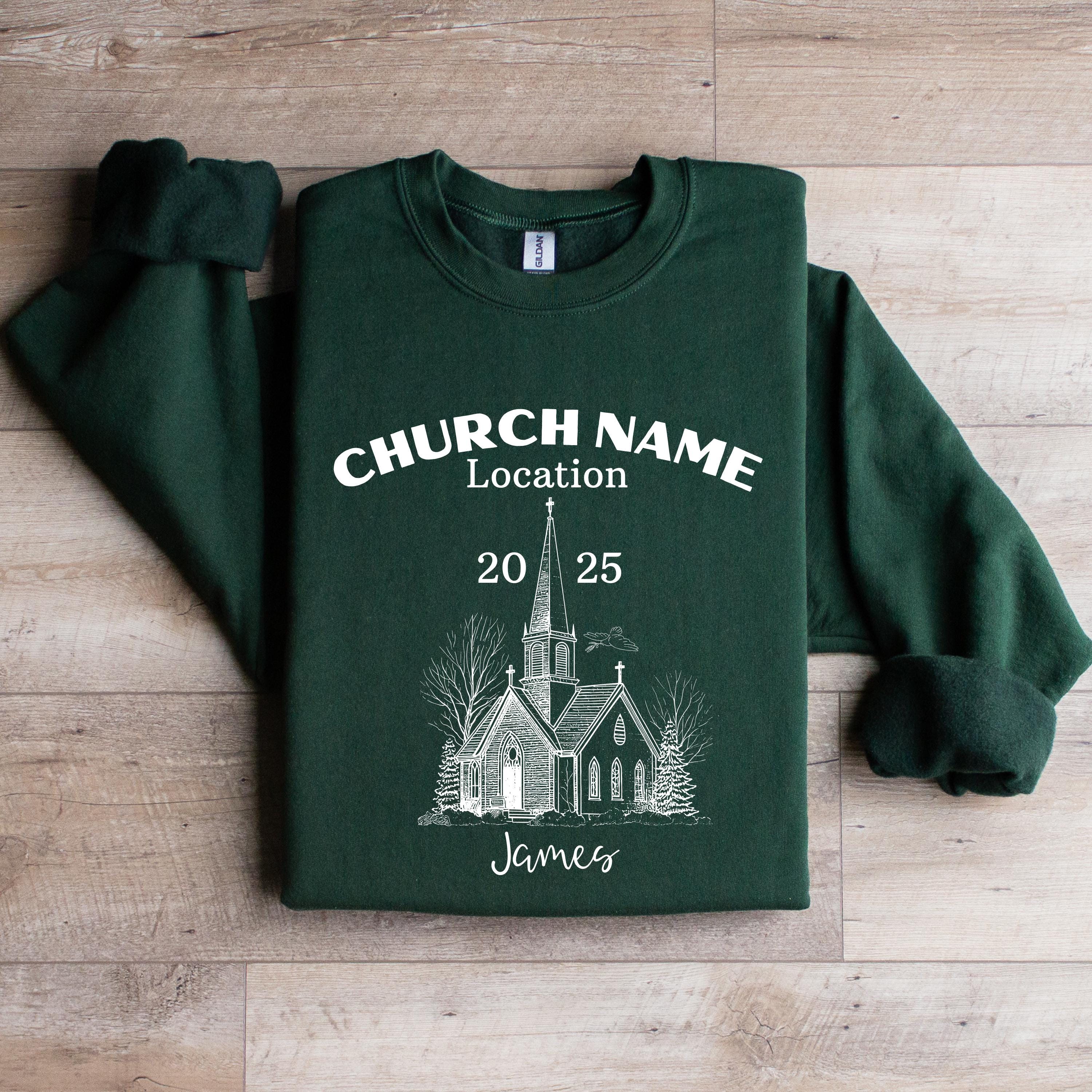 Custom Church Shirt, Custom Text Christian Shirts, Faith Shirt ...