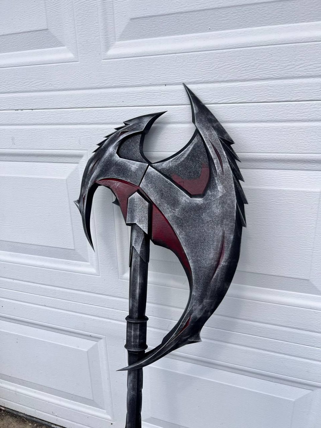 Daedric Axe Skyrim TESV Custom Cosplay Prop – Handmade Replica for ...