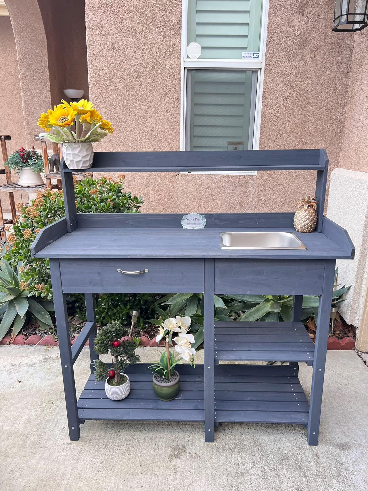 Potting Bench, Potting Table, Garden Bench, Assemble Required. - Etsy