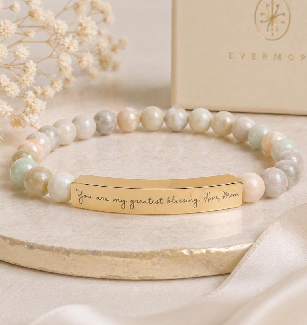 Personalized Handwriting Bracelet, Custom Engraved Jewelry From ...