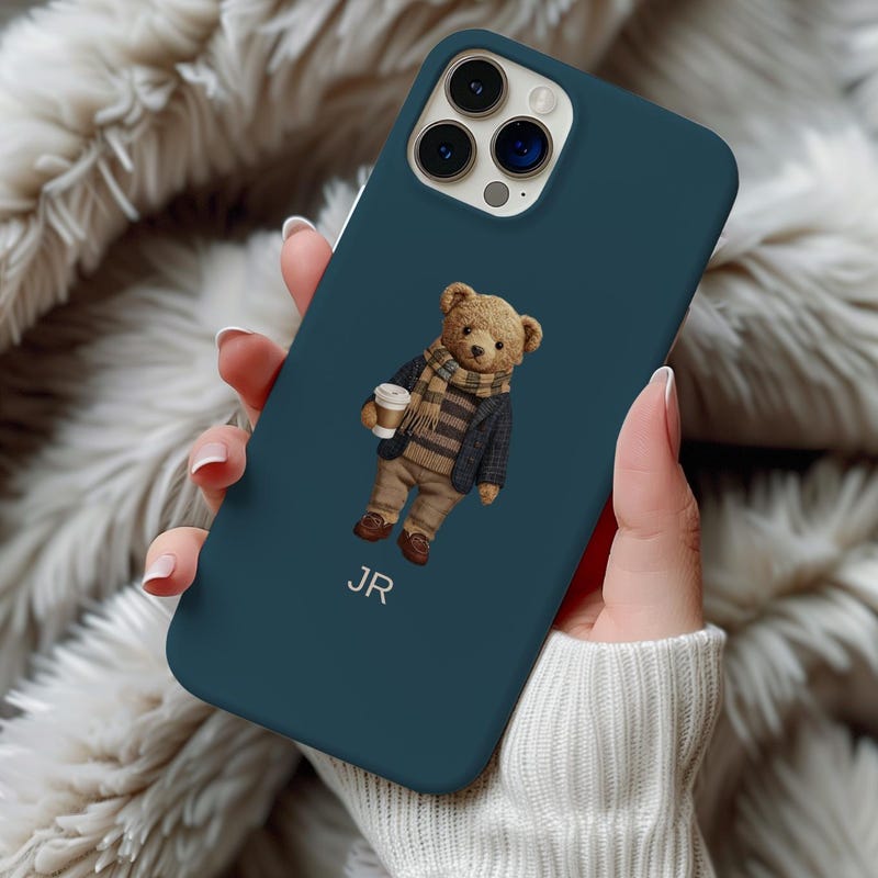 Teddy Bear Phone Case - Etsy