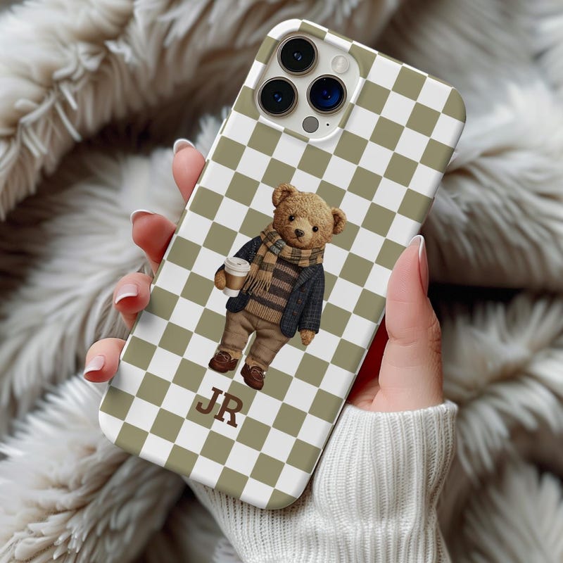 Teddy Bear Phone Case - Etsy