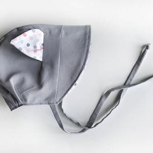 Baby Bonnet Pattern // Kitty Cat Hat Pattern // Brimmed Sun Bonnet ...