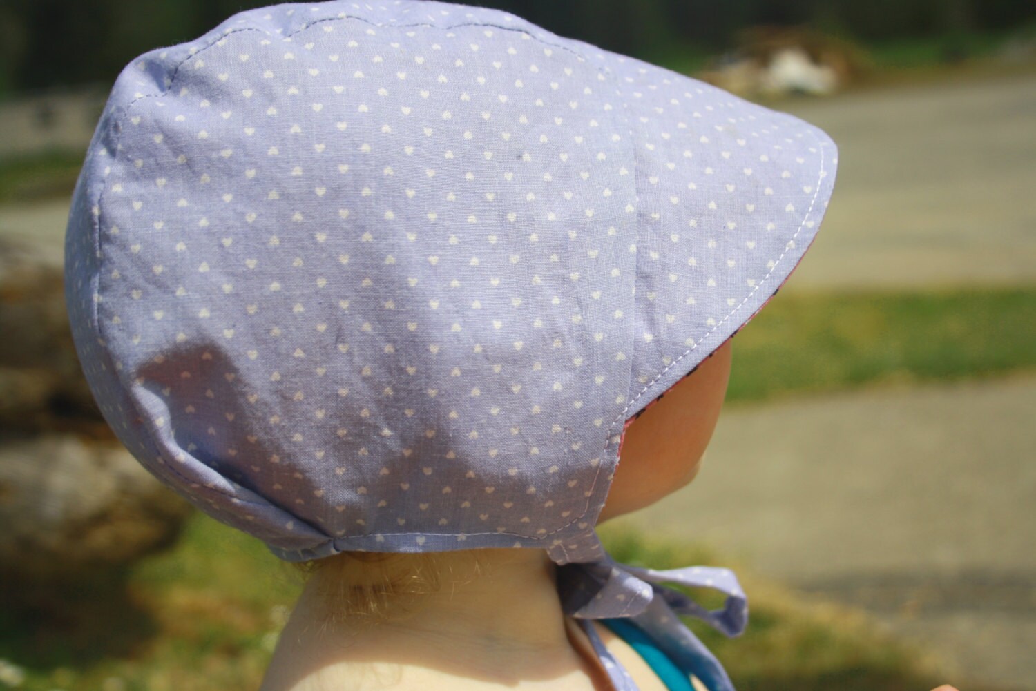 Short Brimmed Baby Bonnet Sewing Pattern // Reversible Baby - Etsy Denmark