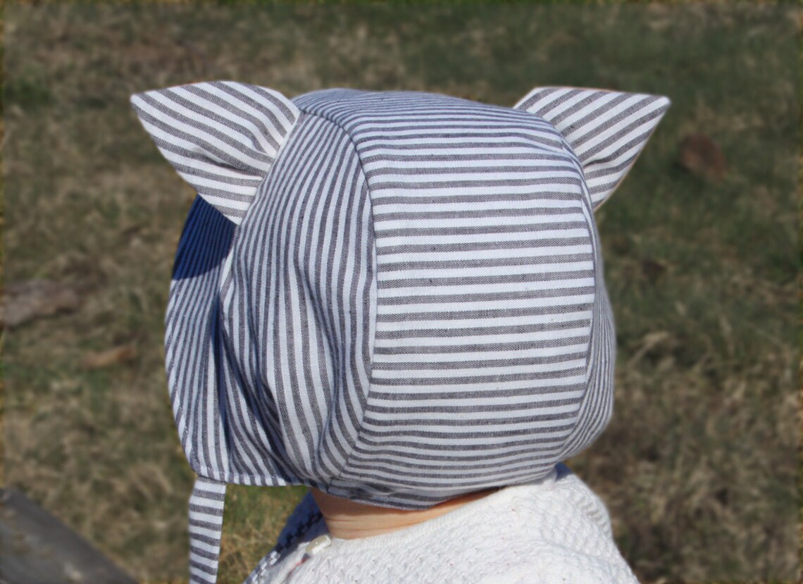 Bonnet Sewing Pattern Combo Pack // Kitty Cat Hat Pattern // | Etsy