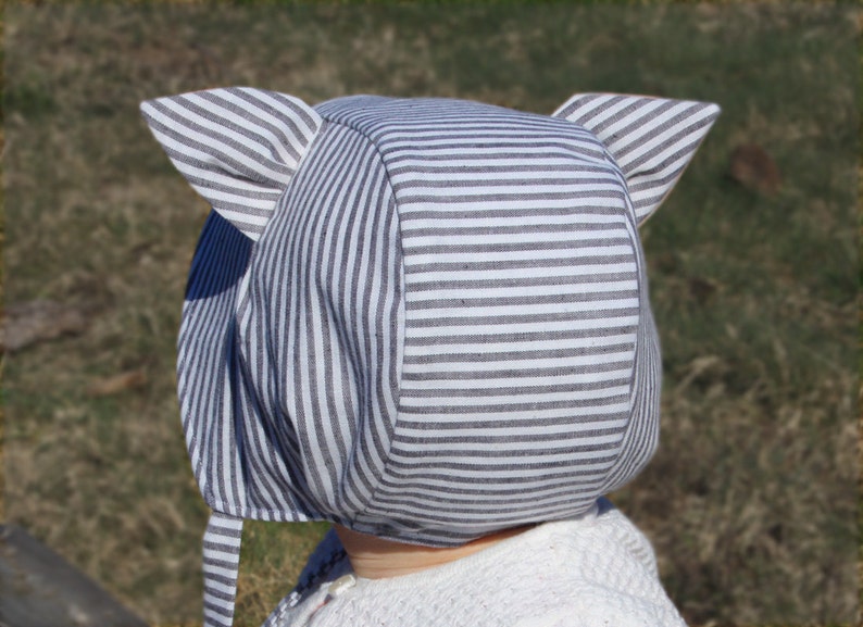 Baby Bonnet Pattern // Kitty Cat Hat Pattern // Brimmed Sun - Etsy