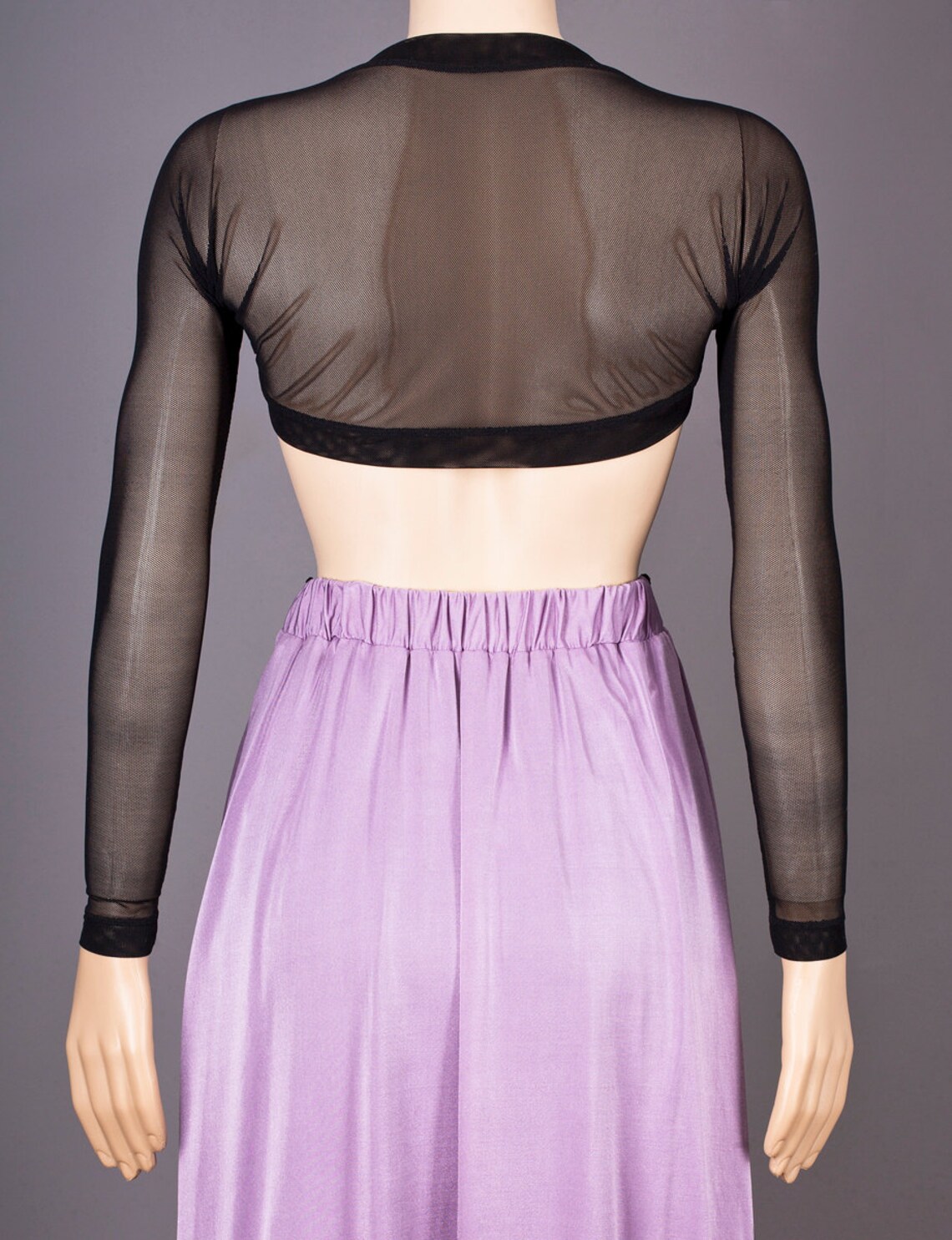 Sheer Black Lace Bolero,long Sleeve Bolero,custom Bolero, 6 Colors ...