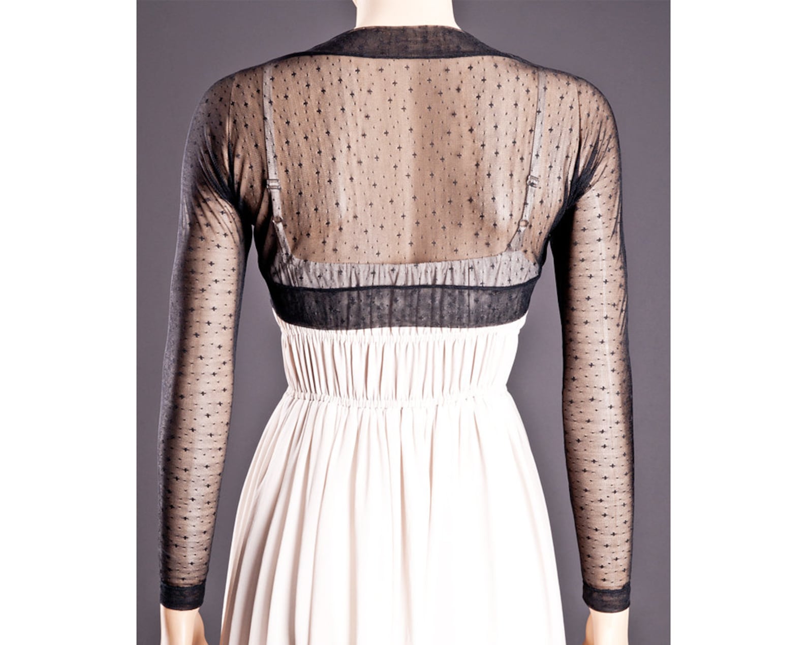 Designer BLACK Bolero 5 Laces,long Sleeve Black Bolero,black Lace ...