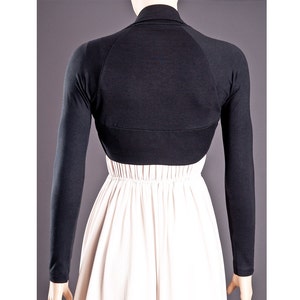 Long Sleeve BLACK Bolero,designer Bolero,black Bolero Shrug, Custom ...