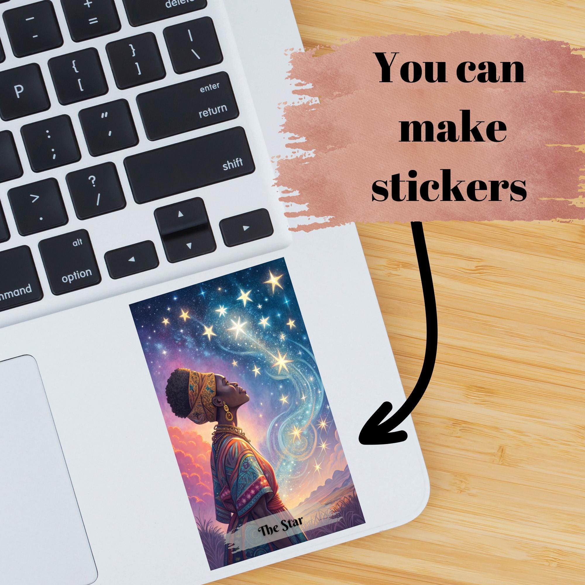 78 Cards Afro Tarot Deck, Printable Tarot Deck, Unique Tarot Deck ...