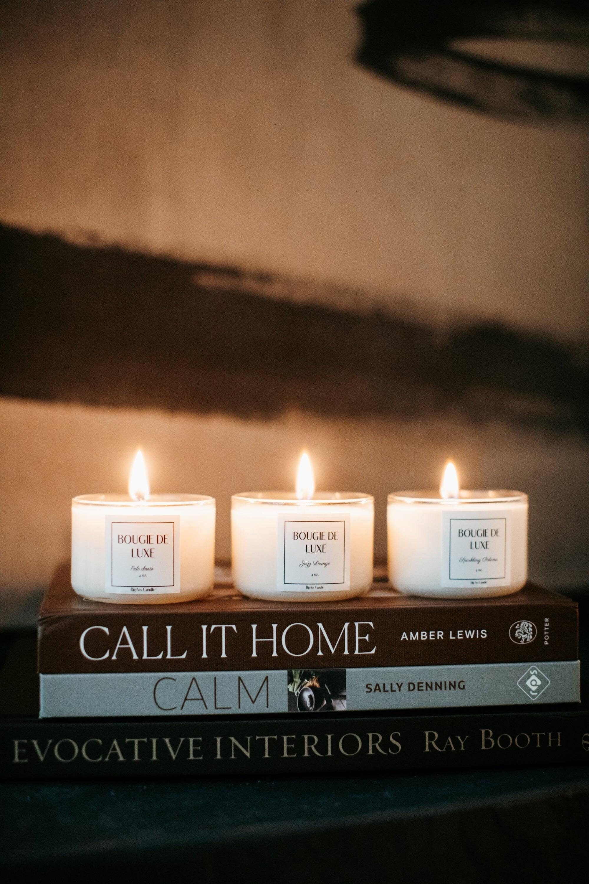Sample Trio Palo Santo, Jazz Lounge, Sparkling Paloma | Candle ...