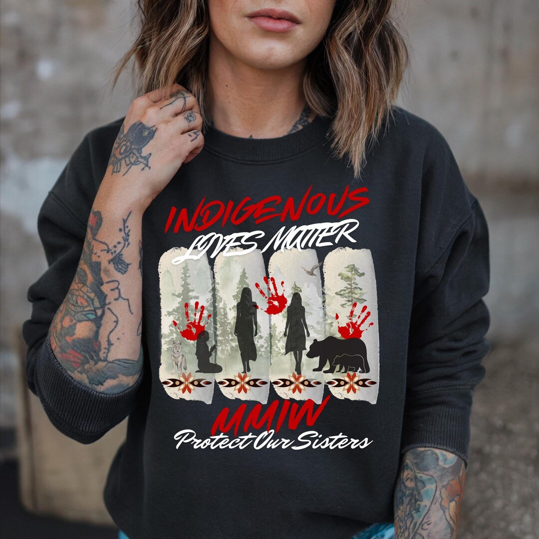 Indigenous Lives Matter Crewneck Sweatshirt - Empowerment Apparel ...