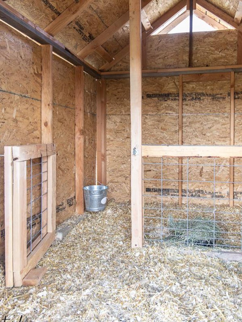 Stylish Goat House / Animal Shed Building Plans - Etsy