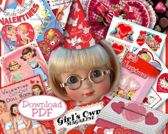 PATSY VALENTINES PDF for 10 to 13 Inch Dolls 28 Pages Vintage | Etsy