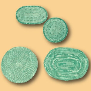 MORE Make Rag Rugs Like Grandma Vintage Pattern Handmade Rugs Braided ...