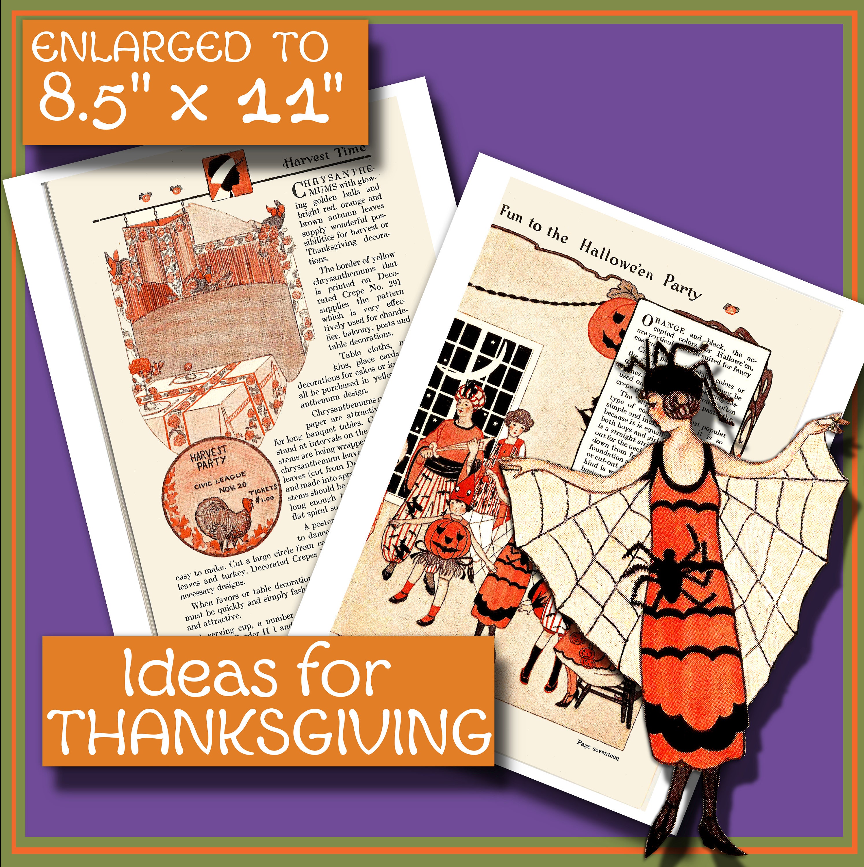 Bogie Book PDF Dennison 1924 HALLOWEEN 1920s PARTY Planner Costumes ...