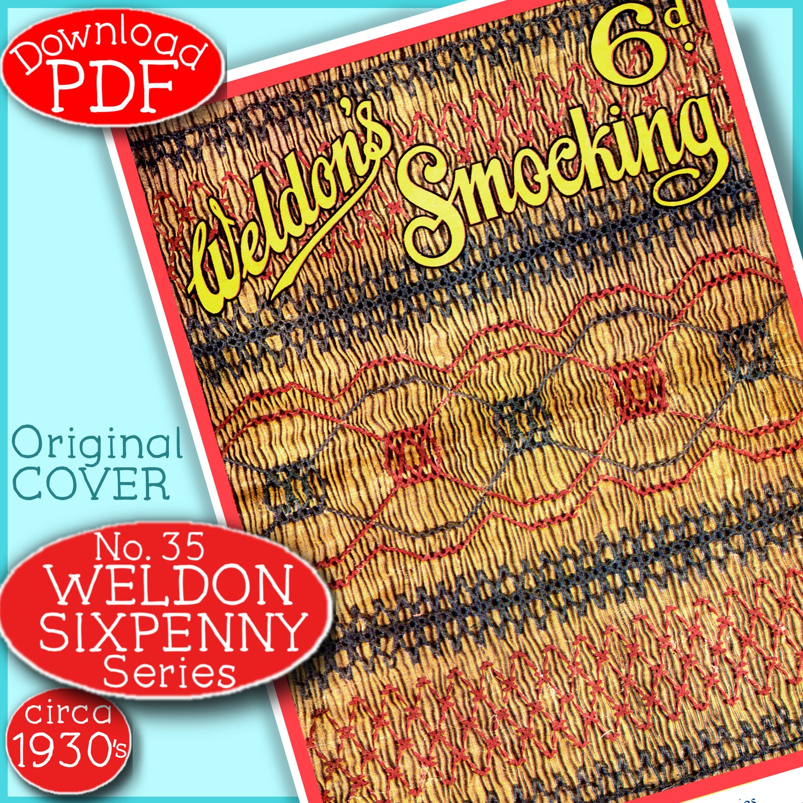 You CAN Learn How to Smock - Feather Outline Cable Honeycomb Stitch ...