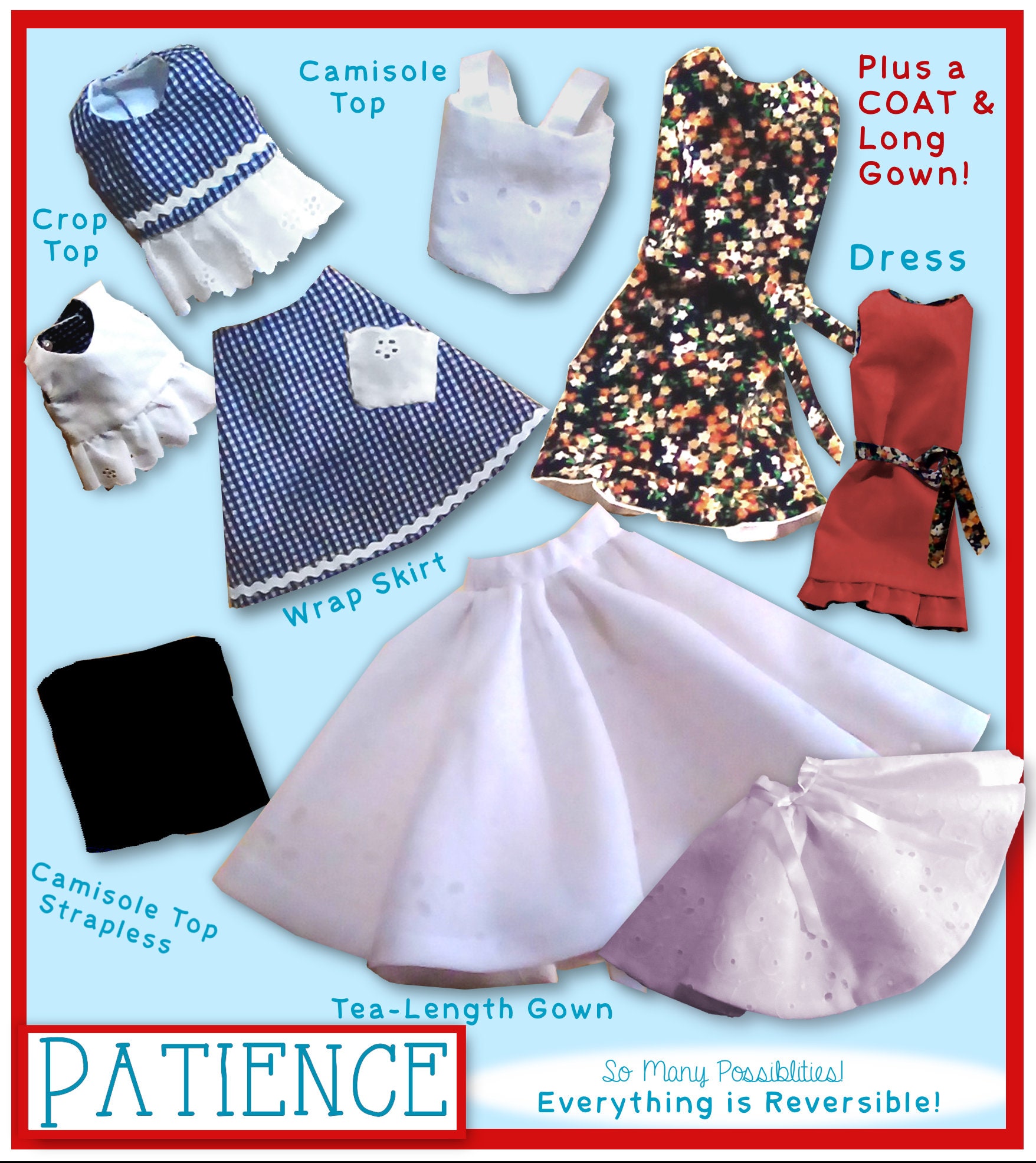 Patience Doll Wardrobe tonner 14 Prom Gown Midriff | Etsy