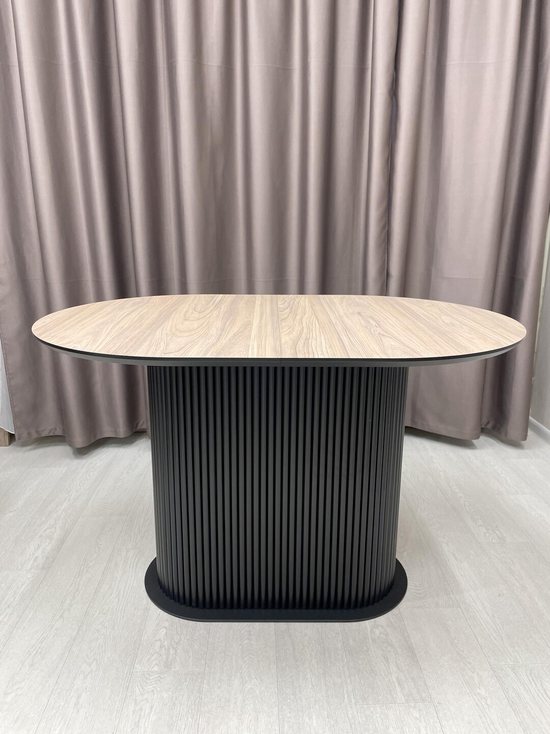 Stylish Oval Folding Table for Dining Room or Kitchen, HPL Table Top - Etsy