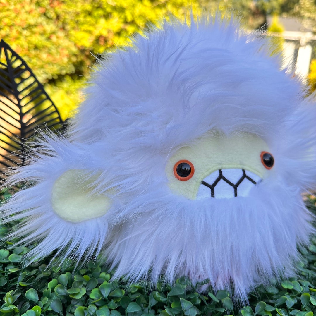 Severed Pygmy Yeti Head Plush.....handmade Monster Stuffed Animal ...
