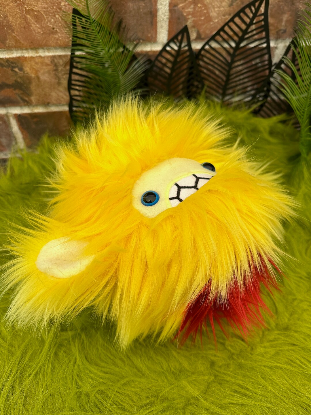 Severed Pygmy Yeti Head Plush.....handmade Monster Stuffed Animal ...