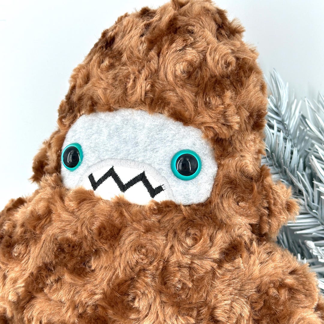 Woolly Sasquatch Handmade Plush...monster Stuffed Animal... Caramel ...
